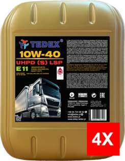 Tedex Diesel Truck UHPD (S) LSP Motor Oil CI-4/CF 10W-40 MAN 3477 E7 80L