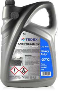 Tedex Płyn do chłodnic -37 Heavy Duty 5L - Sklep Tedex.pl
